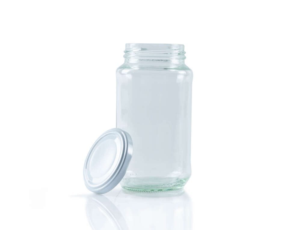 Envase de vidrio con capacidad 500 ML 14,5X7,8X6,3 CM - Ref 3373 Caja x ...