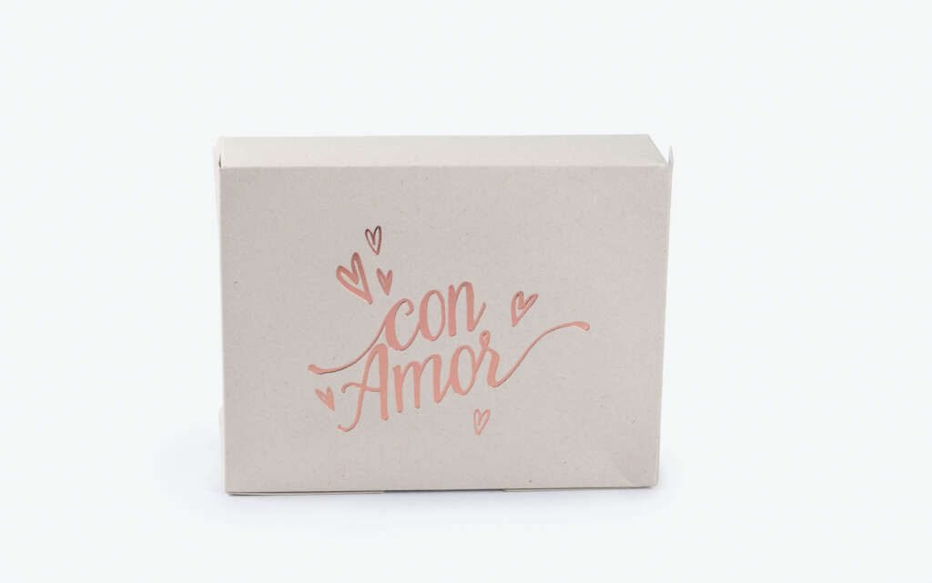 Caja de cartón - 15x11,5x5cm (Con amor) | Los Cartujos | La Boutique ...